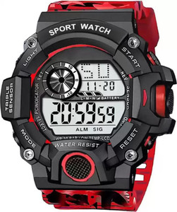 Cutepiece Black And Red Sport Watch Black And Red Sport Watch Digital ...