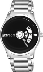 fenton Smart Dial Watch For Man, Premium Stainless Steel Band, Green ...