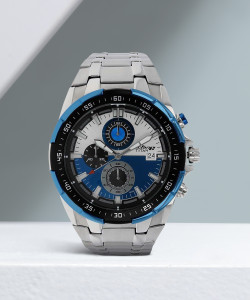 Titan NP90044KM03 Titan Octane Chronograph Blue & White Dial Silver SS ...