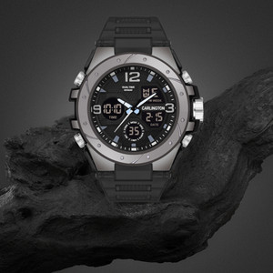 Carlington CT 9105 Black Endurance Series Analog-Digital Watch - For ...