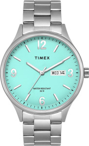 TIMEX TWEG18447 Tiffany Blue Round Dial Quartz Analog Watch - For Men ...