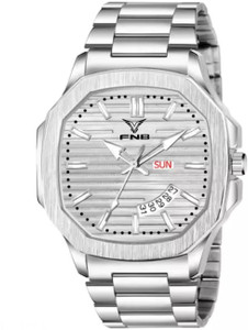 FNB FN-1103 Solid Elegant Dial Design Day And Date Functioning Wrist ...