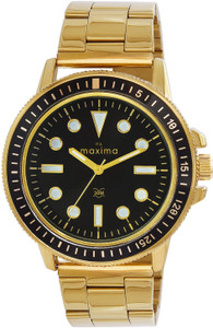 MAXIMA Gold Collection Formal Gold Analog Watch - For Men - Buy MAXIMA ...