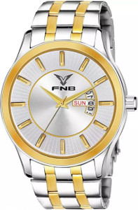FNB FN-1110 Elegant Gold Series HMTS Quartz Analog Watch - For Men ...