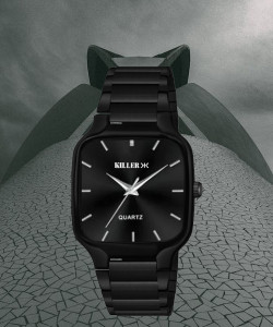 KILLER Killer Original Black Plated Black StainlessSteel Chain Men/Boys ...