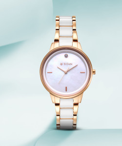 Titan Purple Ceramic Purple Ceramic Analog Watch - For Women - Buy ...