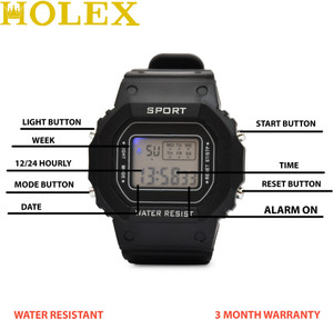HOLEX SPORTS RESISTANCE 198A Digital Watch - For Men & Women - Buy ...