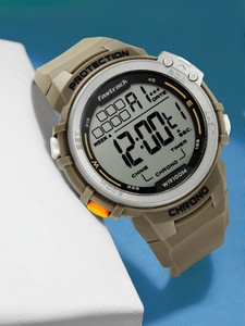 Fastrack 38068PP04 Fastrack Streetwear Digital Dial Green Silicone ...