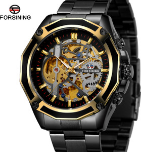 Forsining See Through Back Self Winding Automatic Mechanical Mechanical ...