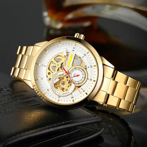 Forsining See Through Back Self Winding Automatic Mechanical Business ...