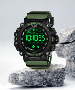 Reborn 9106 Green New Attractive Sport look Design Military Green LED ...