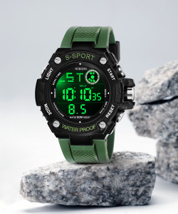 Reborn 9107 Green New Attractive Sport look Design Military Green LED ...