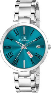 IIK Collection IIK-2075W1-DND Watch for Women Round Sky Blue Dial with ...