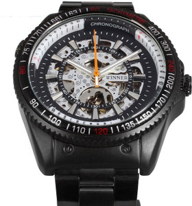 Forsining See Through Back Self Winding Automatic Mechanical Business ...
