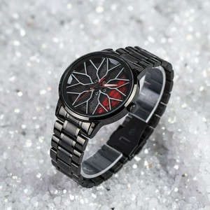 Spinner Men’s Rotating Wheel Dial Analog Watch A36 Rotating Analog ...
