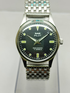 HMTJ Hmt pilot hand winding vinatge refurbished watch Original HMT ...