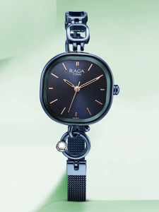 Titan Titan Raga Delight Blue Dial Blue Metal Strap Analog Watch - For ...