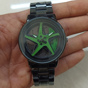EMPERO Wheel Watch Star Design 3D Rotating Spinning Watch Quartz Men ...