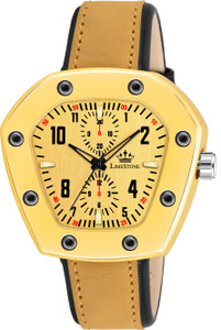 LIMESTONE LUXE Series of LUXURY Styles Hexagon Dial Leather Strap ...