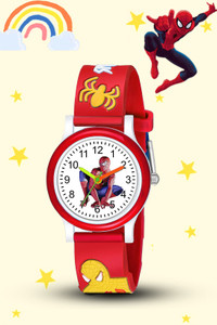 ROZHOK Red Spiderman cartoon character perfect watch for kids Analog ...