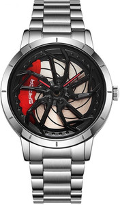 OLEVS Creative 3D Car Wheel Watch Rotating wheel watch SANDA Analog ...