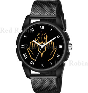 Talgo IW004-ROM-J16-BLK-SFR ISLAMIC Allha Ki Dua Design Round Dial ...