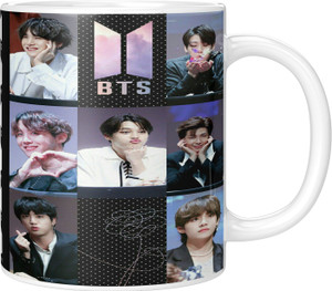 PrintingZone Bts mug Bts signature mug V Suga J-Hope Jungkook Jin Jimin ...