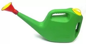 GreenBerry Plastic 5 Liter Watering Can (Dark Greek) Water Cane pack of ...