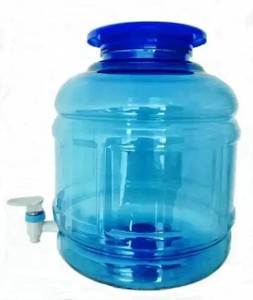 SAI INTERNATIONAL Plastic Water Dispenser Jar Matka with Tap Bottled ...