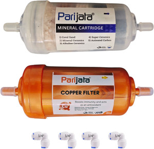Parijata Mineral Cartridge and Copper filter for Water purifier 4 inch ...