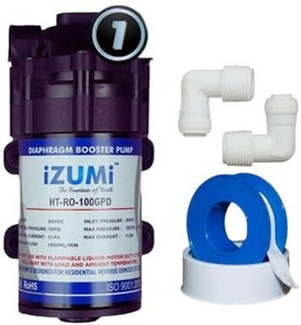 Izumi 100 GPD RO Booster Pump Motor with 24V DC SMPS - Spare Part for ...