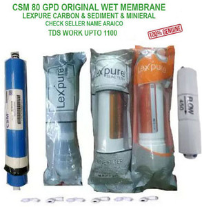 CSM MEMBRANE 80 GPD ORIGINAL WITH LEXPURE SEDIMENT & CARBON FILTER ...