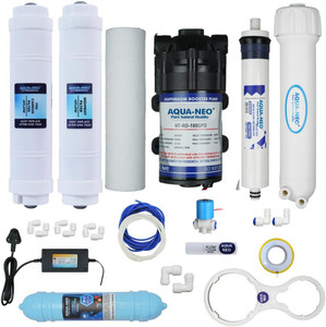 Aqua-neO Pure, Natural, Healthy Service Kit with 100 GPD Booster pump ...