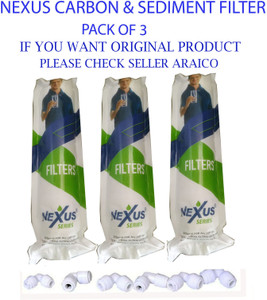 nexus ro by NEXUS Carbon & Sediment genuine filter pack of 3 Media ...