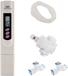 KRPLUS TDS Meter + TDS Adjuster + RO Pipe + T Fitting 1/4" For Water ...