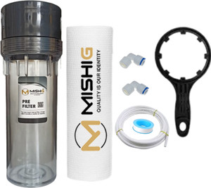MISHIG Crystal Clear Transparent Pre Filter Housing Kit with 1Pcs. 10 ...