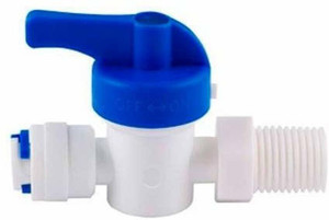 GRMART Plastic Inlet Valve/Connector with coupling for Ro/Uv/Water ...