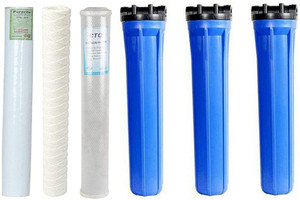 Lalguru 20'Jumbo Filter 3 Pcs with 20"Inch PPSpun Filter +C.T.O Carbon ...