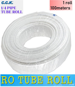 BALRAMA CCK 100 mtr 1/4" White RO Filter Pipe Roll Flexible PVC Tubing ...