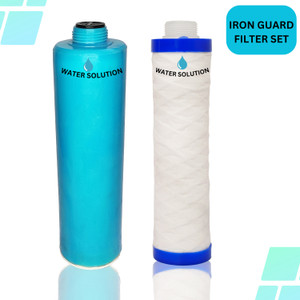 water solution IRON REMOVER AND 9" MLT COMBO IRON GUARD FILTER FOR RO ...