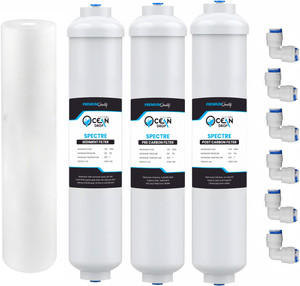 OceanDrop by Spectre Spectre Inline Sediment, Pre & Post-Carbon Filter ...