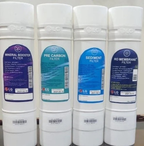 aquafilter LG Filter Kit 4 pic Sediment, Carbon,Membrane and candle ...