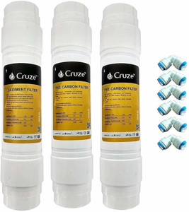 PURESS Cruze Gold Inline Pre Carbon, Sediment & Post Carbon Filter Set ...