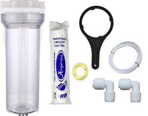 AMPEREUS Transparent Pre Filter with Spun/Spanner/Pipe/Elbow/Teflon for ...