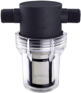 Lexicon Clear Inline 1/2" Male, 80 Mesh Filter for Water Tank, RO Plant ...