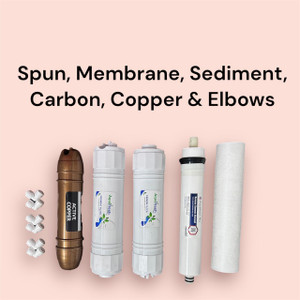 Aquafresh by AQUAFRESH RO SERVICE KIT ,MEMBRANE, SEDIMENT & CARBON for ...