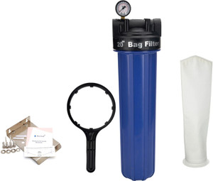 RiverSoft AFB-20-1M sediment filter assembly with filter bag (1 micron ...
