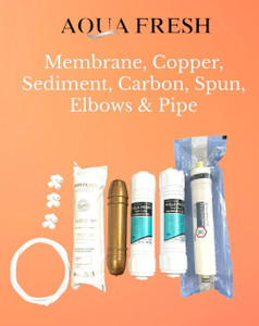 Aquafresh by AQUAFRESH Replacement RO MEMBRANE KIT WITH ALL FILTERS RO ...