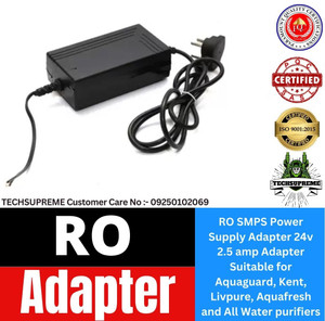 TechSupreme 24v 2.5 Amp Premium RO SMPS Power Supply Adapter RO ...