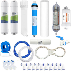 HYDROLOGY RO service kit carbon and Sedement filter Membrane Solid ...